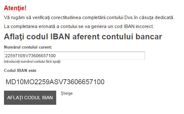 Codul IBAN (International Bank Account Number) poate fi aflat sau generat pe site-urile băncilor ...